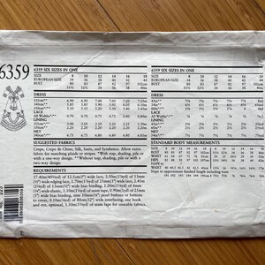 UNCUT 1980's New Look Pattern 6359, Sizes 8, 10, 12, 14, 16, 18 - Etsy