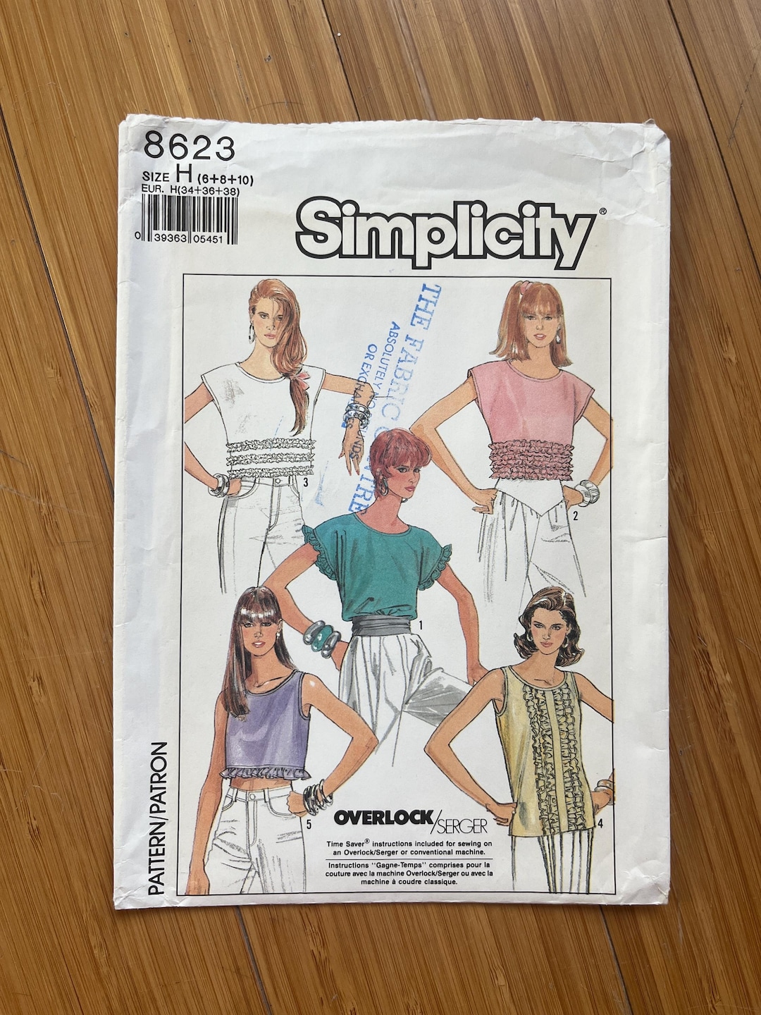 UNCUT 1988 Simplicity Pattern 8623. Size 6, 8, 10 - Etsy