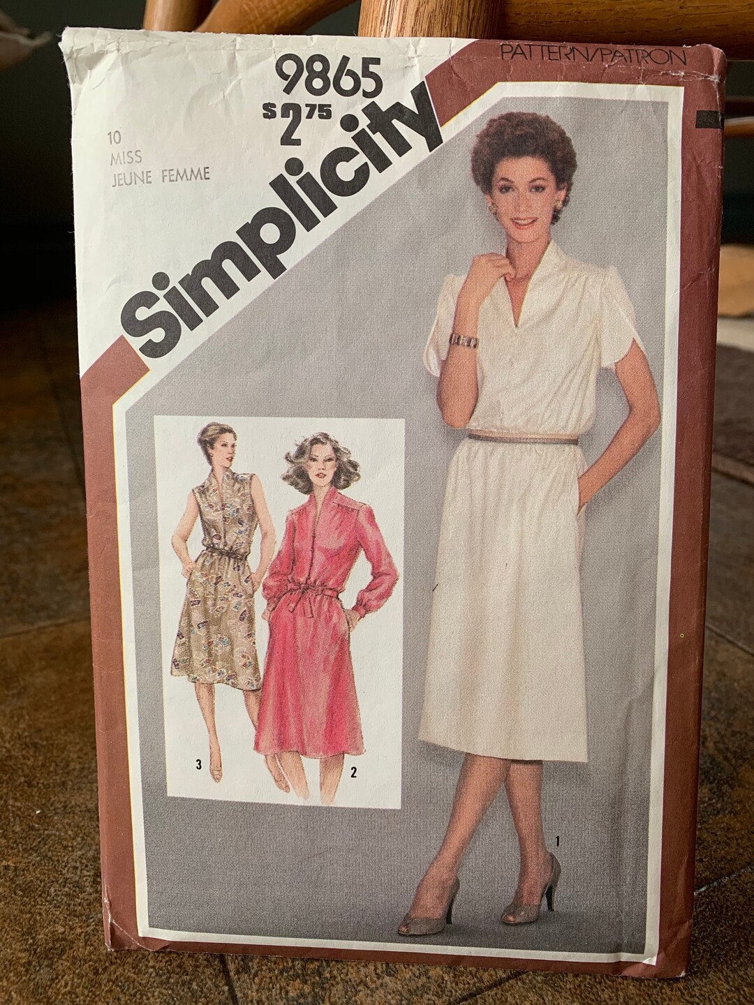 1980 Simplicity Pattern 9865. Size 10 - Etsy