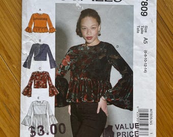 UNCUT 2018 Butterick Pattern 6593. Sizes 6, 8, 10, 12, 14 - Etsy