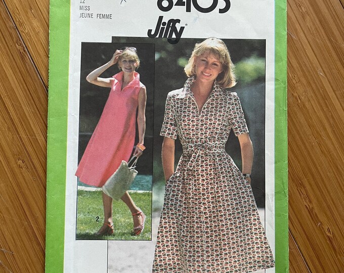 UNCUT 1977 Simplicity Pattern 8403. Size 12, Bust 34 - Etsy