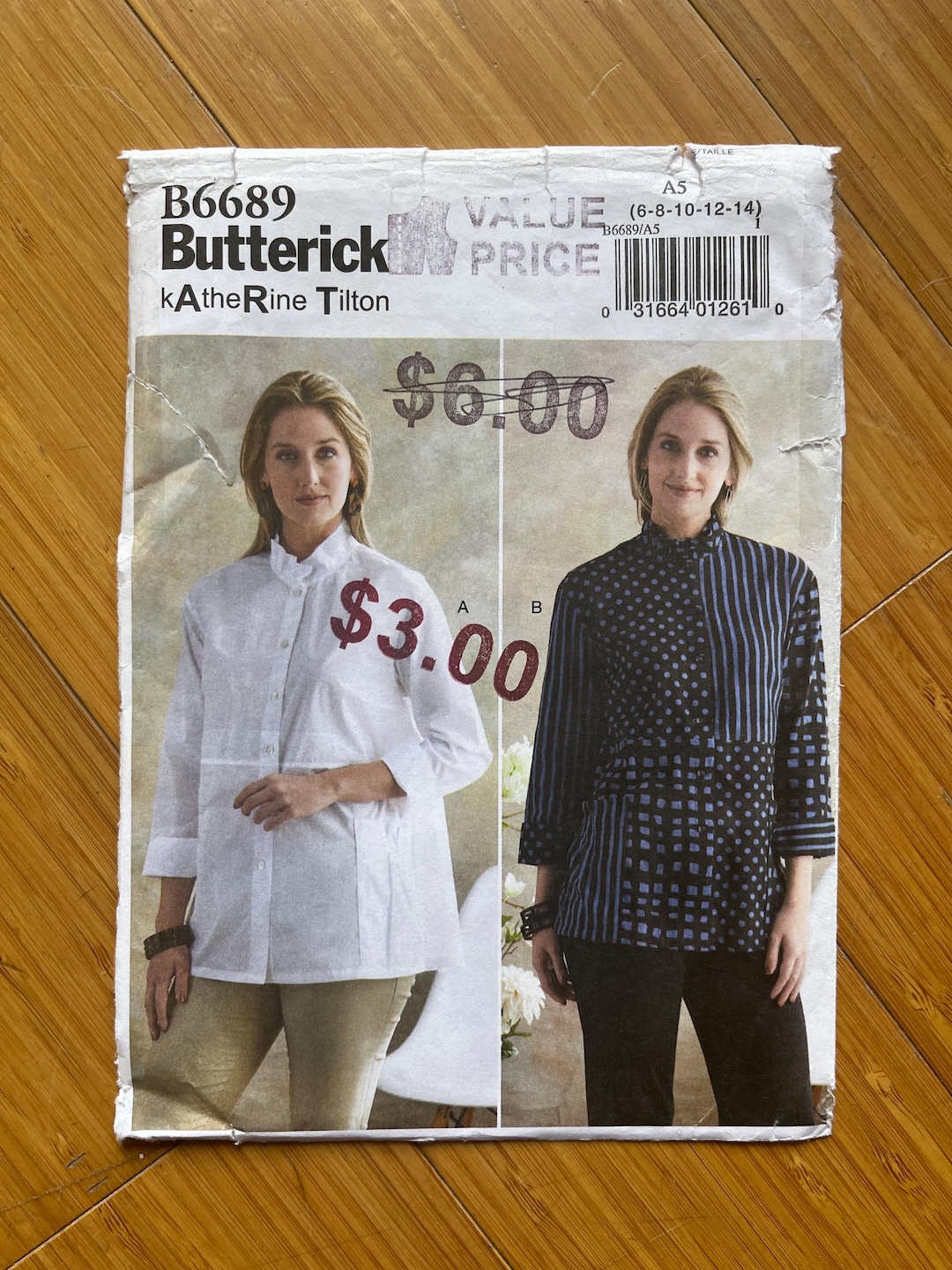 UNCUT 2019 Butterick Pattern 6689. Sizes 6, 8, 10, 12, 14 - Etsy