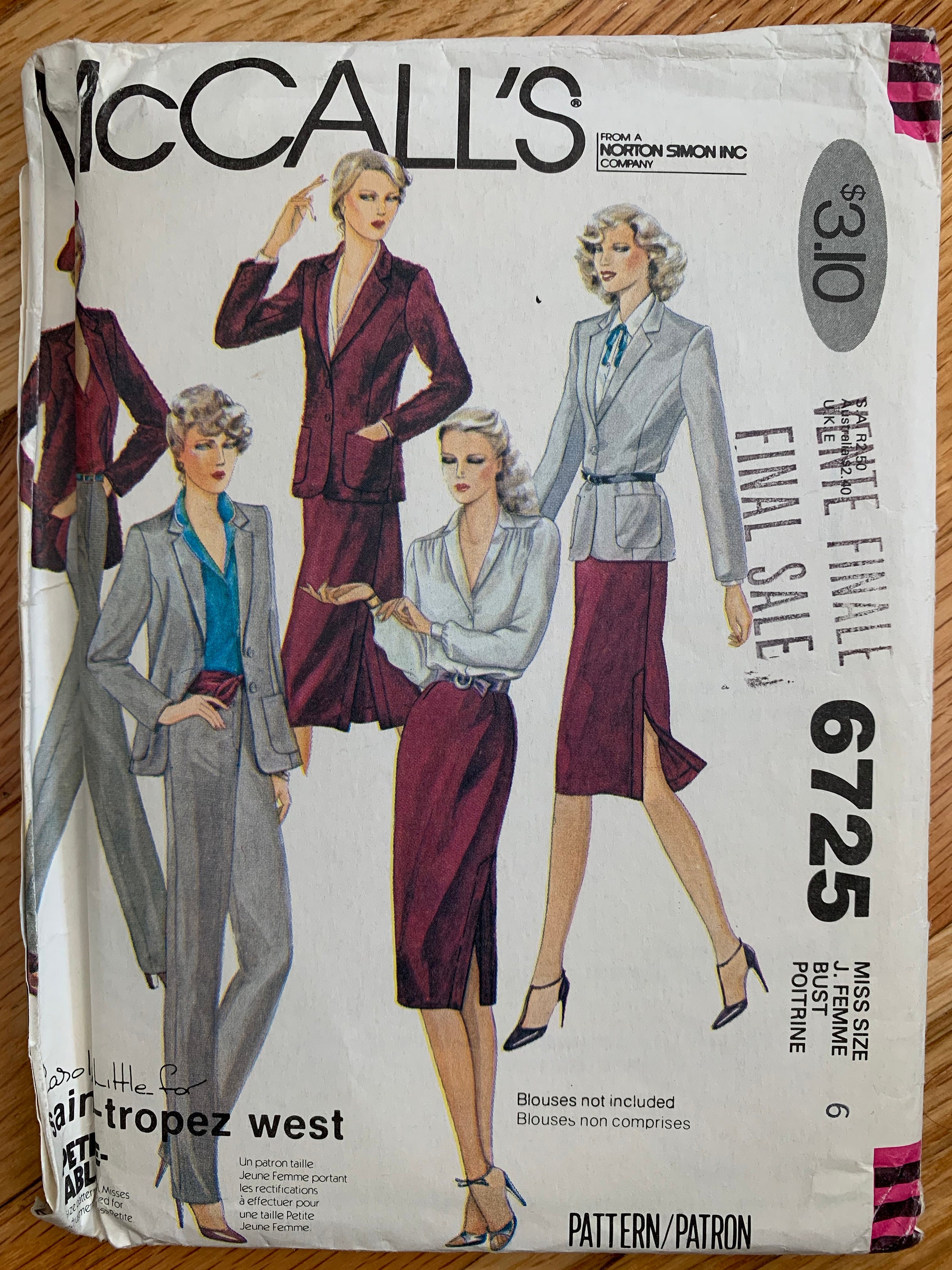 UNCUT 1970 Mccalls Pattern 6725. Size 6 - Etsy