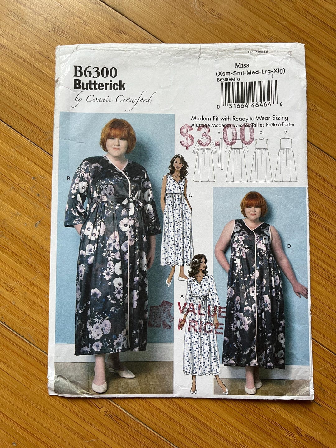 UNCUT 2015 Butterick Pattern 6300. Sizes XS, S, M, L, XL - Etsy
