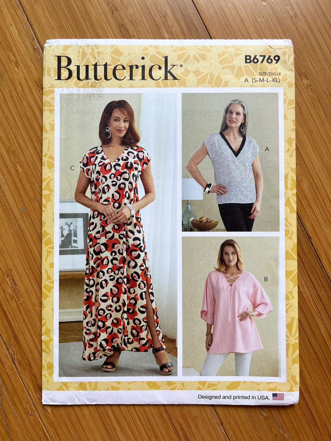 UNCUT 2021 Butterick Pattern 6769. Sizes S, M, L, XL - Etsy