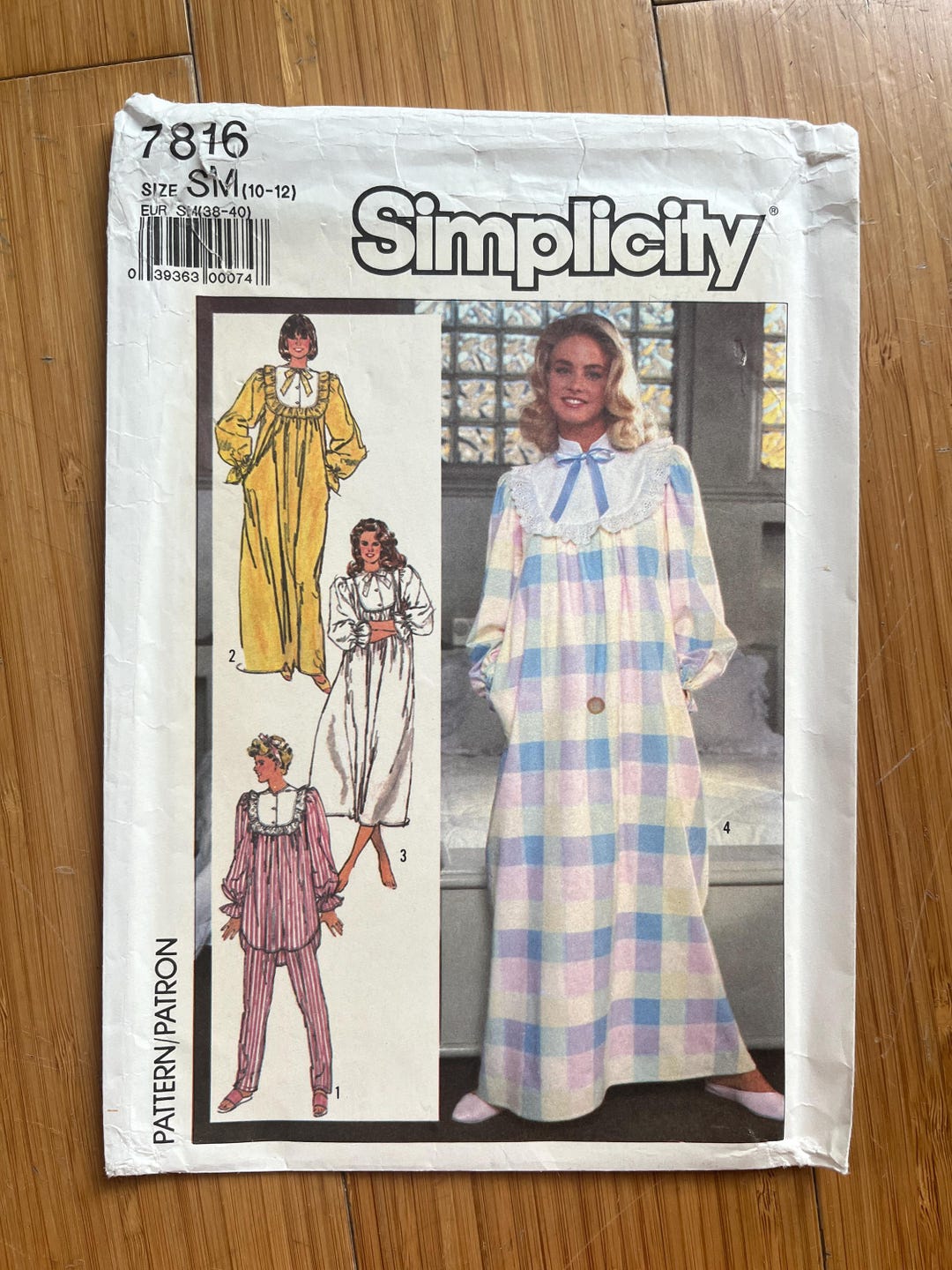 UNCUT 1986 Simplicity Pattern 7816, Size Small 10 12 - Etsy