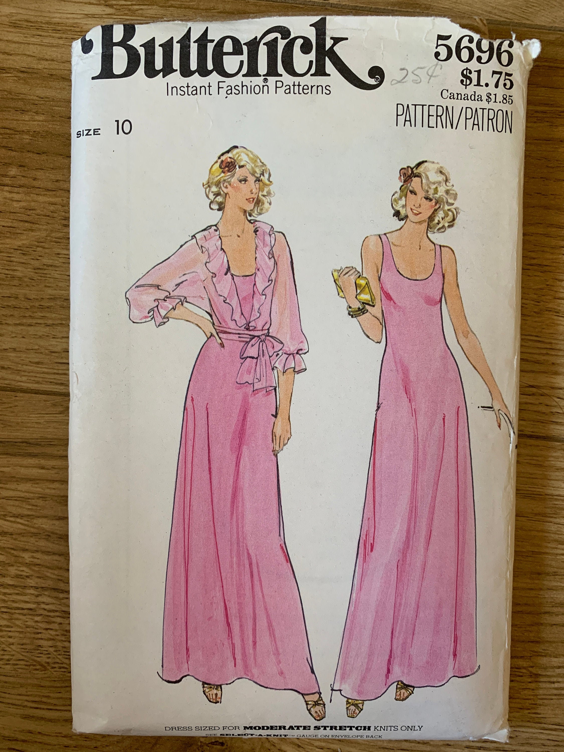 Vintage 1980 Butterick Pattern 5696: Size 10 - Etsy