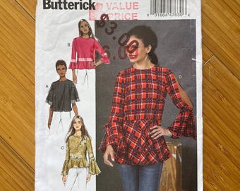 UNCUT 2018 Butterick Pattern 6593. Sizes 6, 8, 10, 12, 14 - Etsy