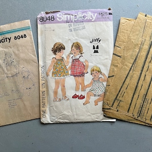 1977 Simplicity Pattern 8048. Size 3, Breast 22 - Etsy