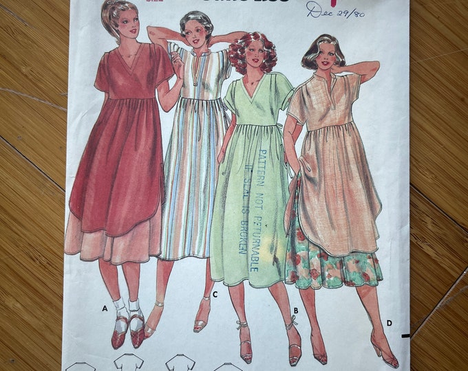 UNCUT 1980's Butterick Pattern 6417. Size 12, Bust 34 - Etsy