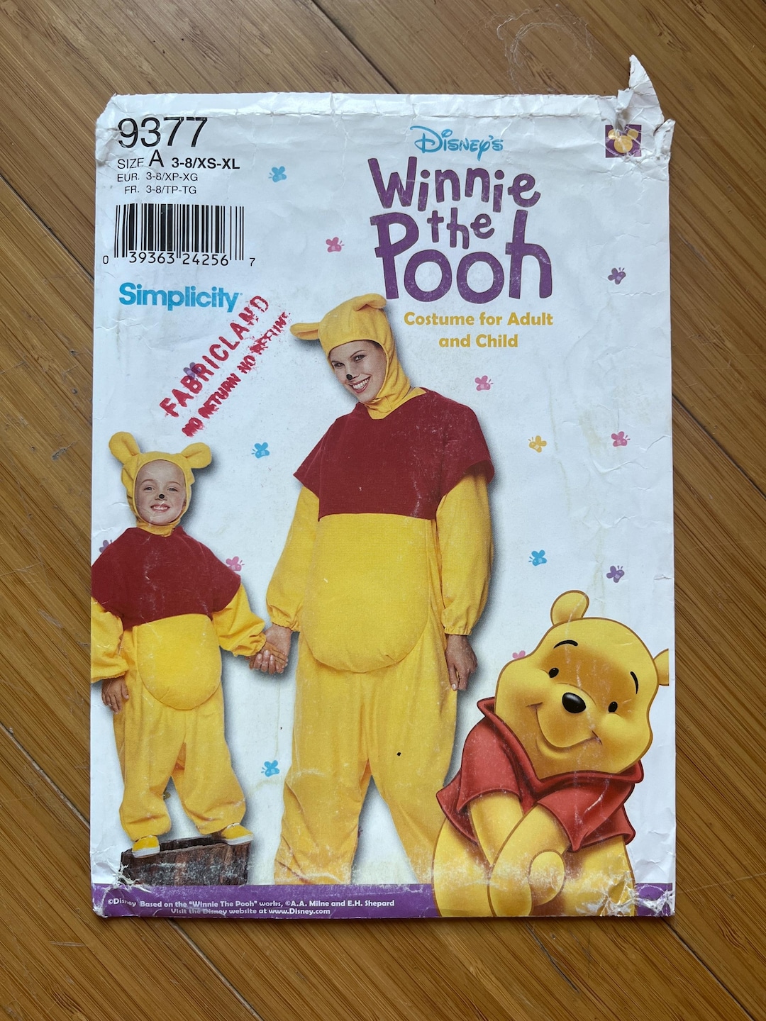 UNCUT 2000 Simplicity Pattern 9377. Sizes Child (3, 4, 5, 6, 7, 8 ...