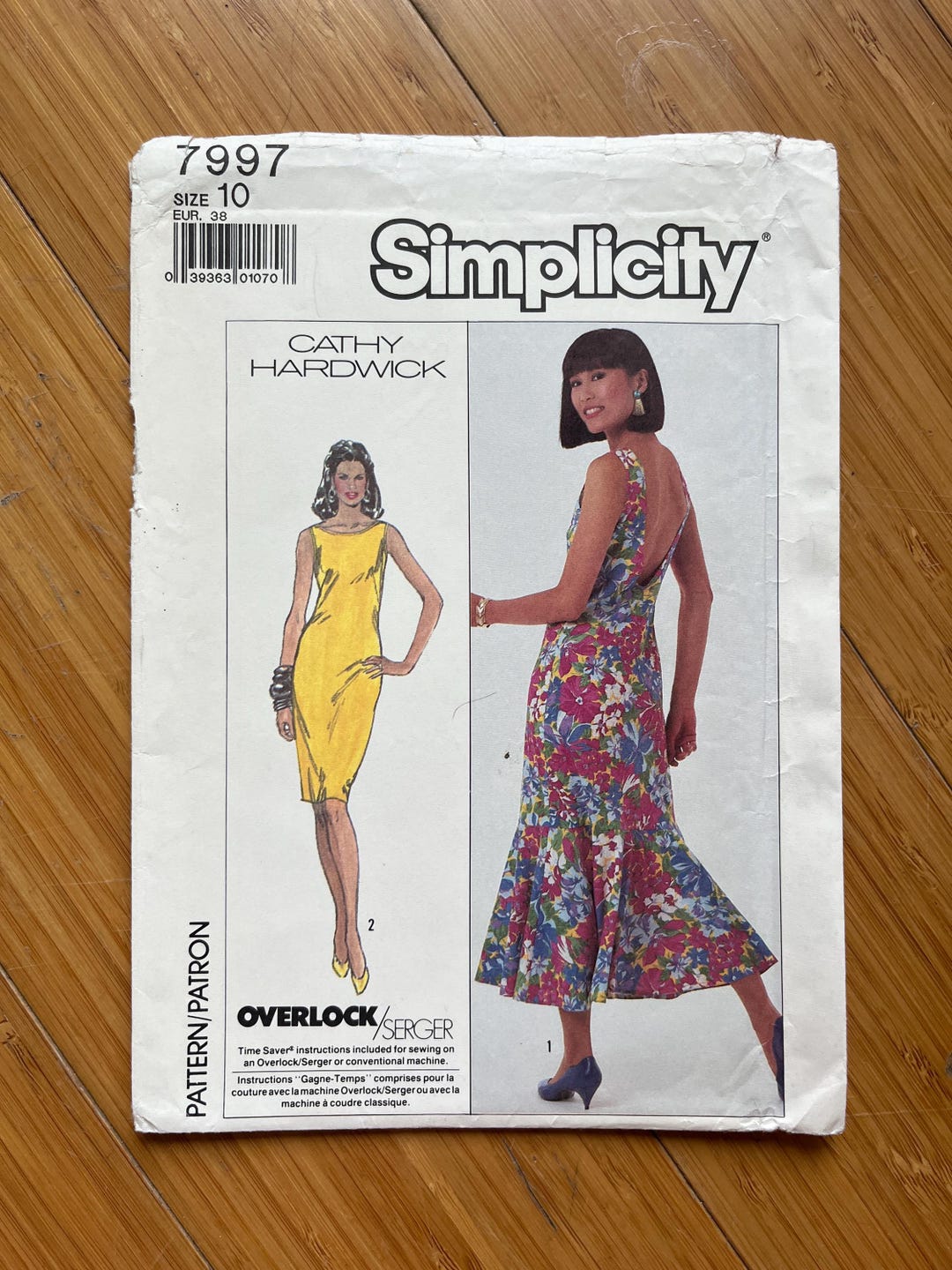 UNCUT 1987 Simplicity Pattern 7997. Size 10, Bust 32.5 - Etsy