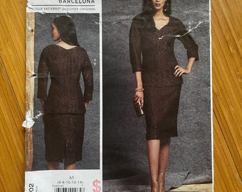 UNCUT 2018 Butterick Pattern 6593. Sizes 6, 8, 10, 12, 14 - Etsy