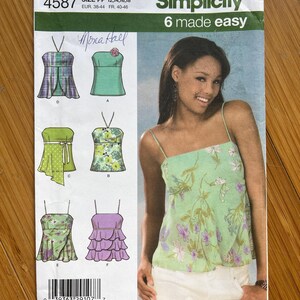 UNCUT 2005 Simplicity Pattern 4587. Sizes 12, 14, 16, 18 - Etsy