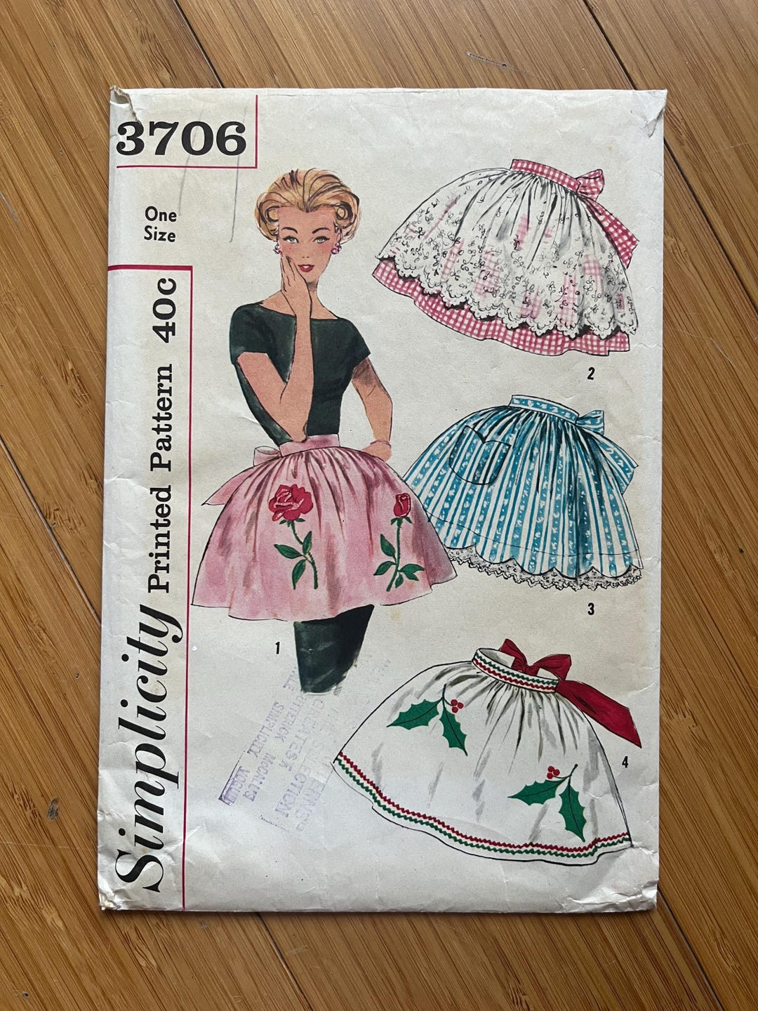 1960 Simplicity Pattern 3706. One Size - Etsy