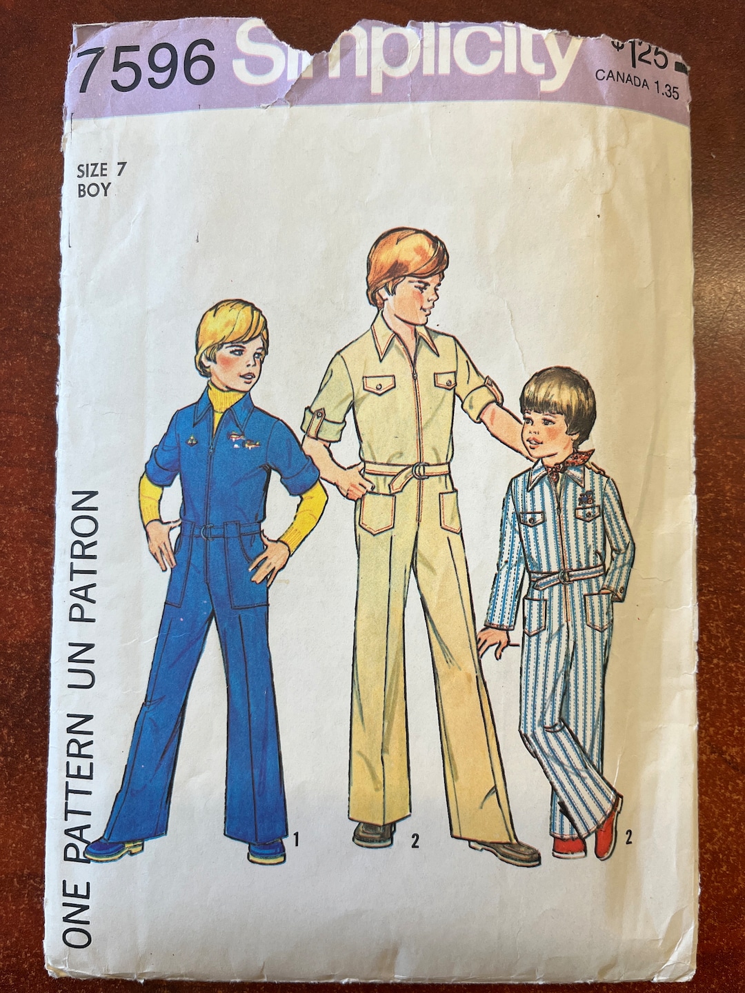 1976 Simplicity Pattern 7596. Size 7 - Etsy