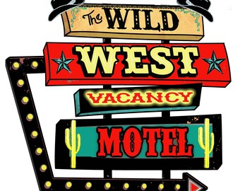 Motel Sign Png - Etsy