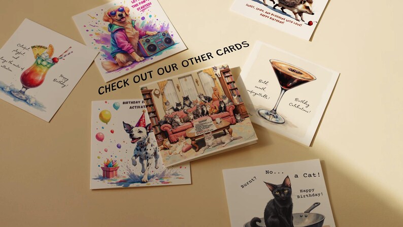 Handmade Tabby Cat - Personalised Cat Card - Son Sister Daughter Mum ...
