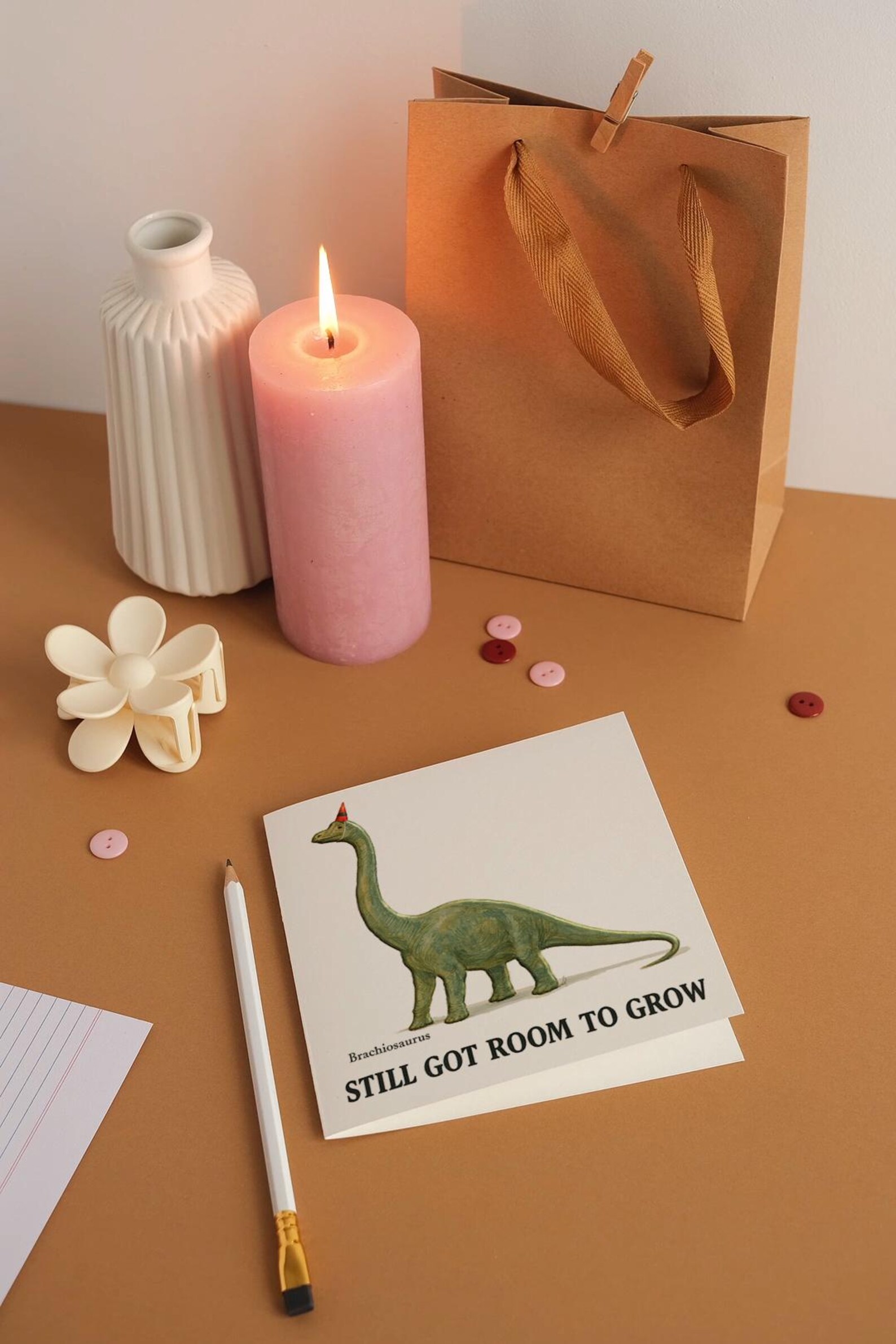 Dinosaur Brachiosaurus - Birthday Card - Personalised Card - Funny ...
