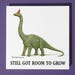 Dinosaur Brachiosaurus - Birthday Card - Personalised Card - Funny ...