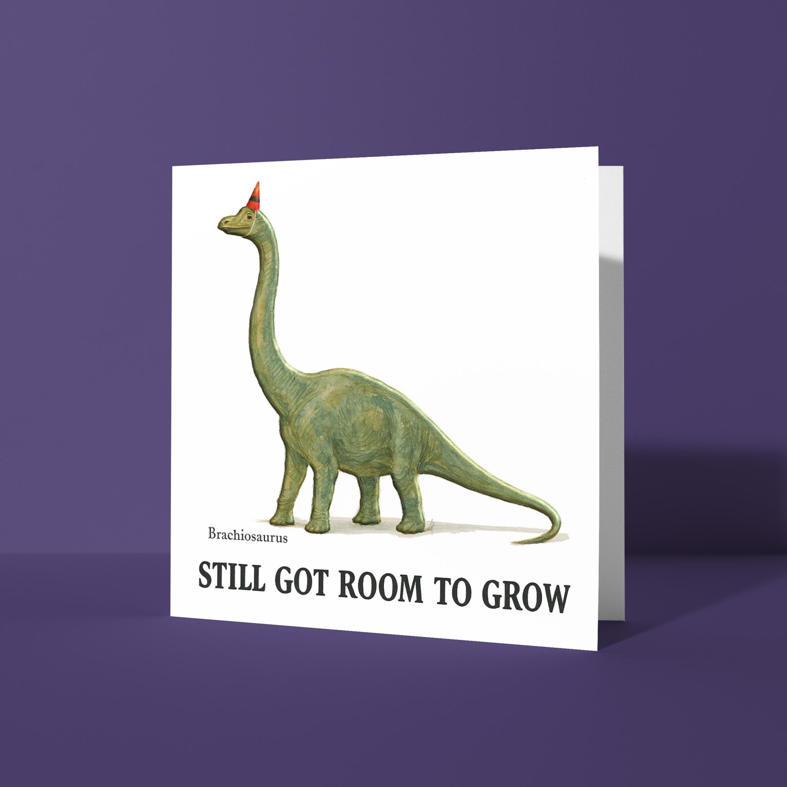 Dinosaur Brachiosaurus - Birthday Card - Personalised Card - Funny ...