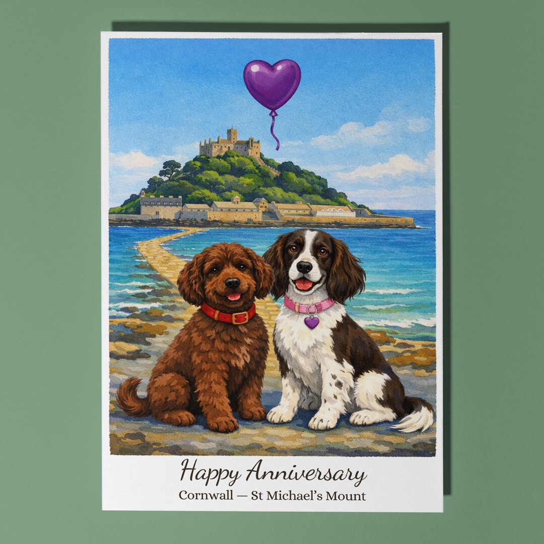 Cornwall - St Michael’s Mount Cockapoo and Springer Spaniel Dogs Happy ...