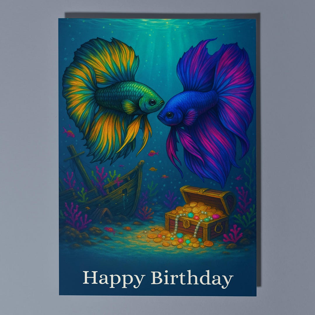 Rainbow Fish Parade Collection - Treasure Betta Fish Tropical Fish ...