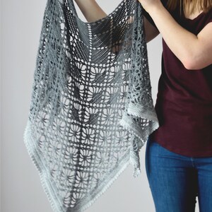 Crochet Leto Shawl Instant Download PDF Pattern Lace Elegant Shawl ...