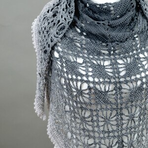Crochet Leto Shawl Instant Download PDF Pattern Lace Elegant Shawl ...