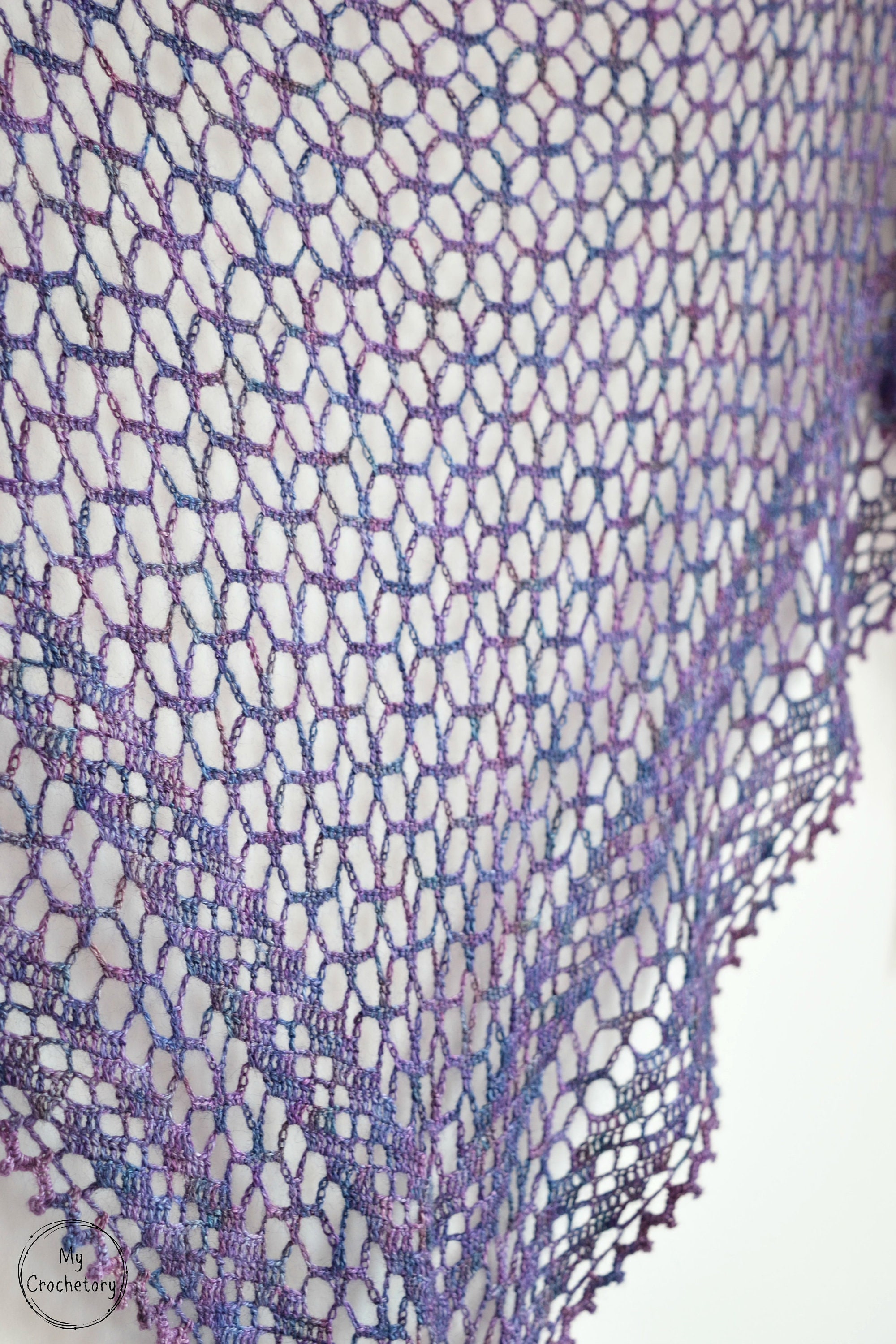 Crochet Nightfall Shawl Instant Download PDF Pattern Lace - Etsy Canada