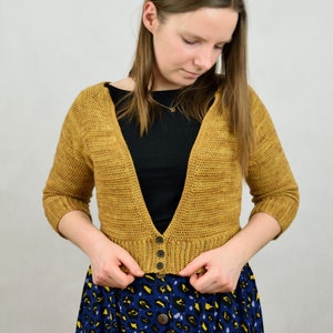 Crochet Rhea V-neck Cardigan Instant Download PDF Pattern Crochet ...