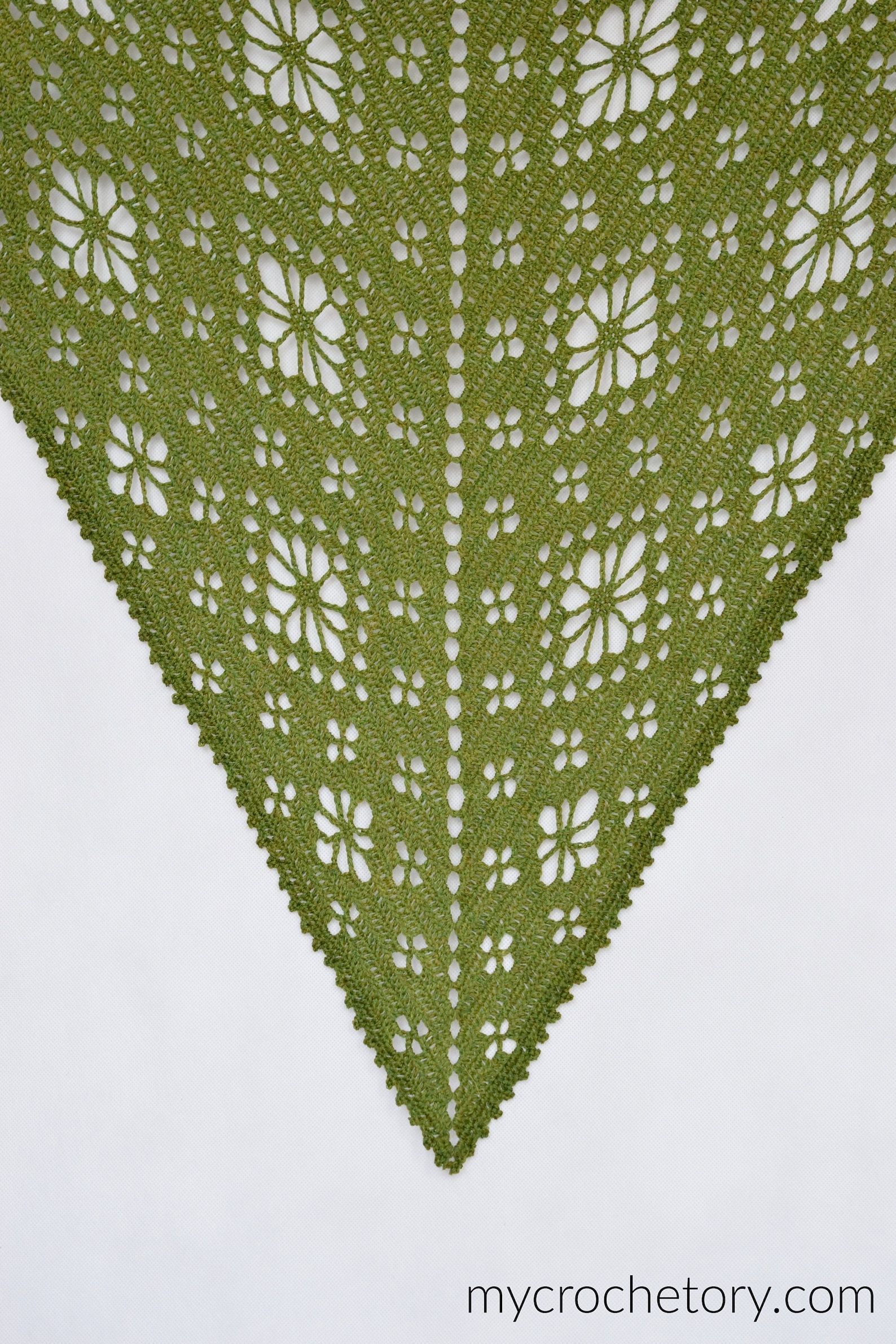 Field of Flowers Shawl Instant Download PDF Pattern Shawl Lacy Flower ...