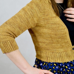 Crochet Rhea V-neck Cardigan Instant Download PDF Pattern Crochet ...