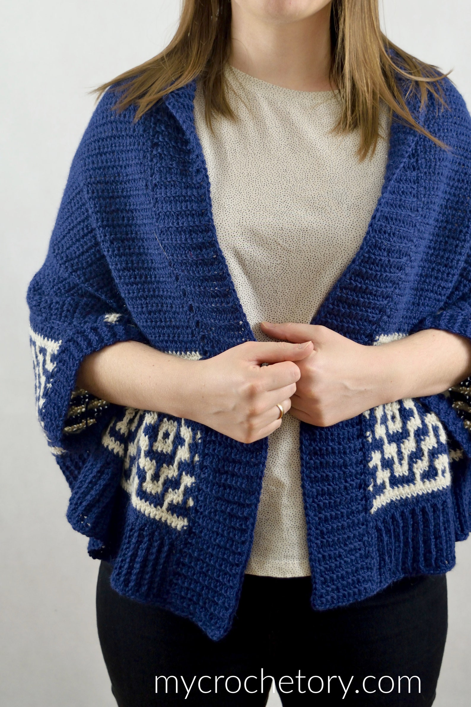 Mosaic Cocoon Cardigan Instant Download PDF Pattern Crochet Shrug ...