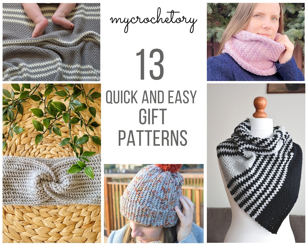 Quick & Easy Crochet Gift Pattern Bundle - 13 Original Designs for ...