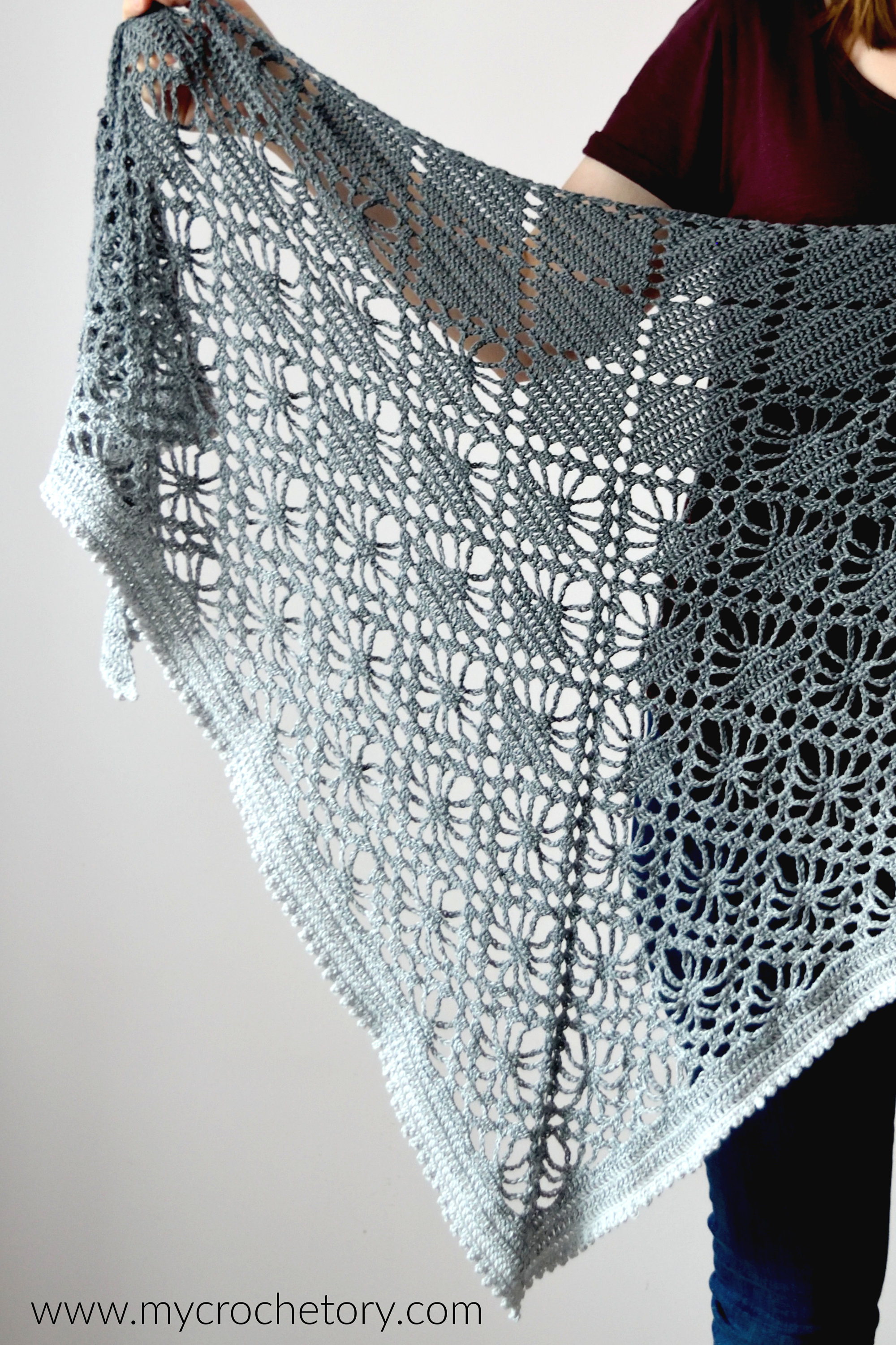 Crochet Leto Shawl Instant Download PDF Pattern Lace Elegant Shawl ...