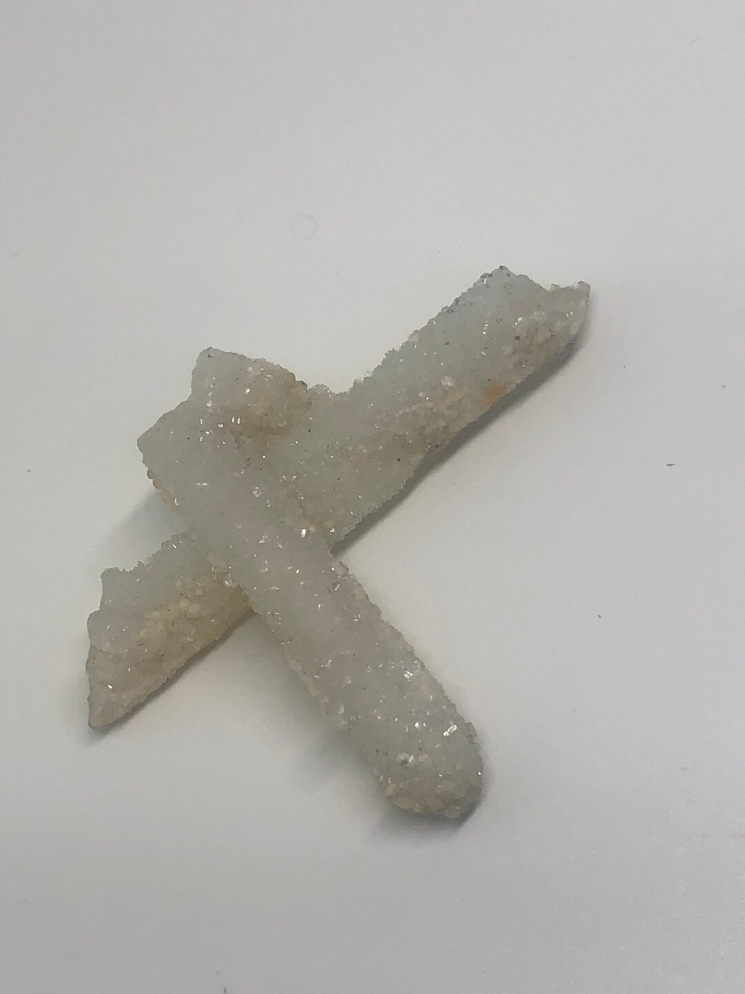 Prehnite Stalactite Straw - Twinned/japan Law RARE Formation Growth - Etsy