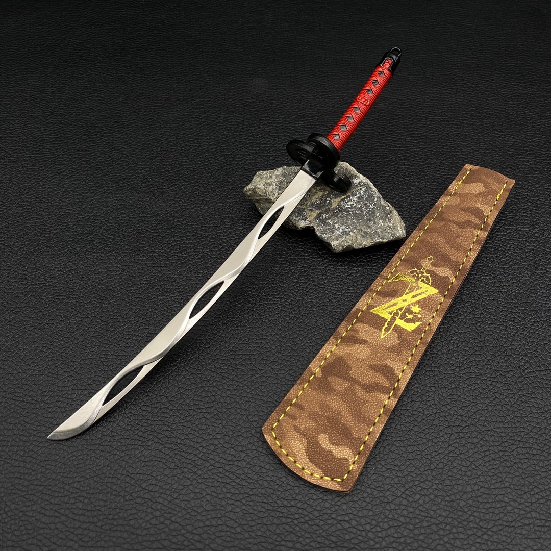 Zelda Windcleaver Sword Miniature Metal Link Windcleaver Katana Game ...