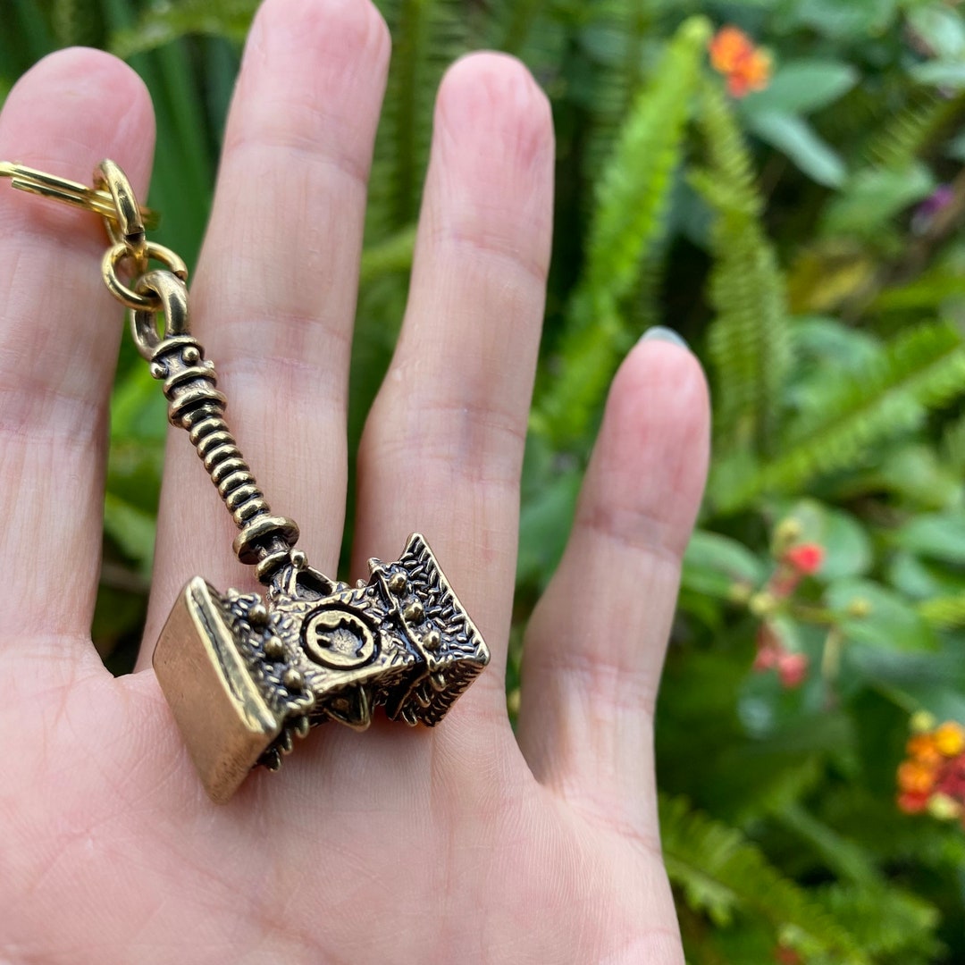 Hand Forged Brass Ogrim Doomhammer Weapon Shaman Thrall Hammer - Etsy