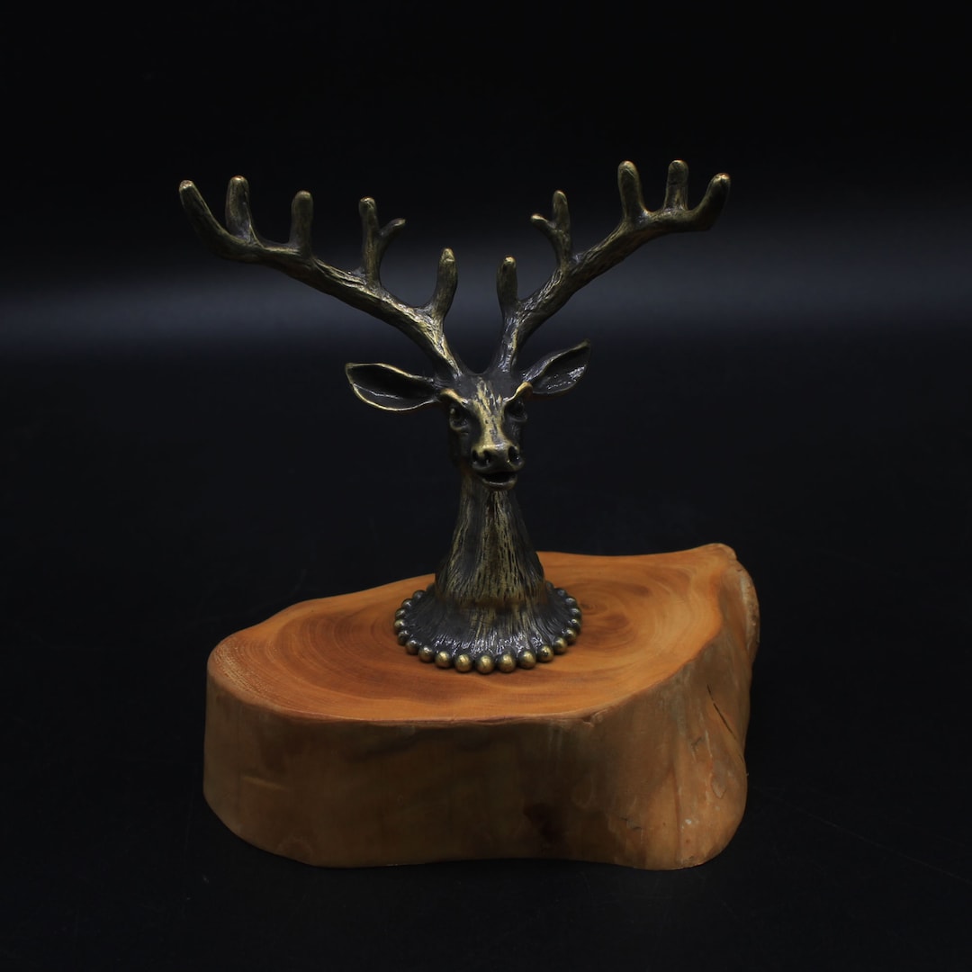Metal Deer Head Miniature Display Stand Small Katana Mini - Etsy