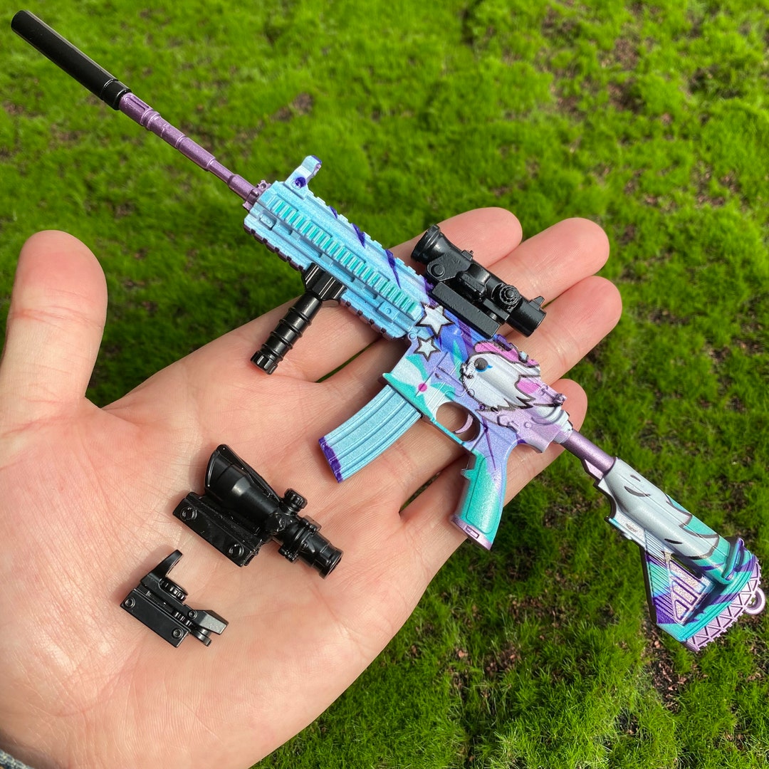 Lovely M416 AR Gun Miniature HK416 Rifle Miniature Metal Tiny - Etsy