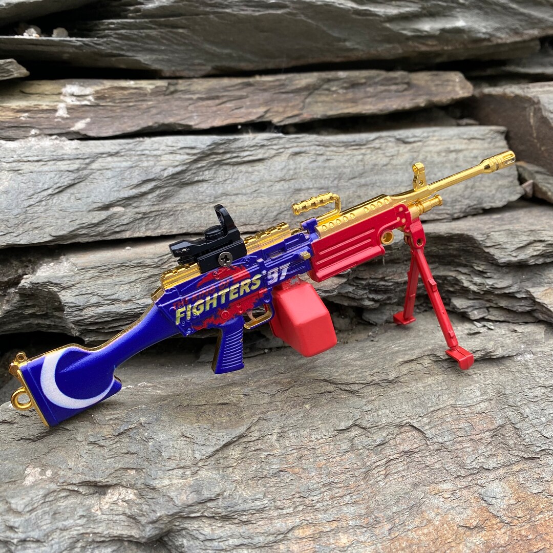 M249 MG Miniature Fighter Skin M249 Machine Gun Small Replica Alloy Gun ...