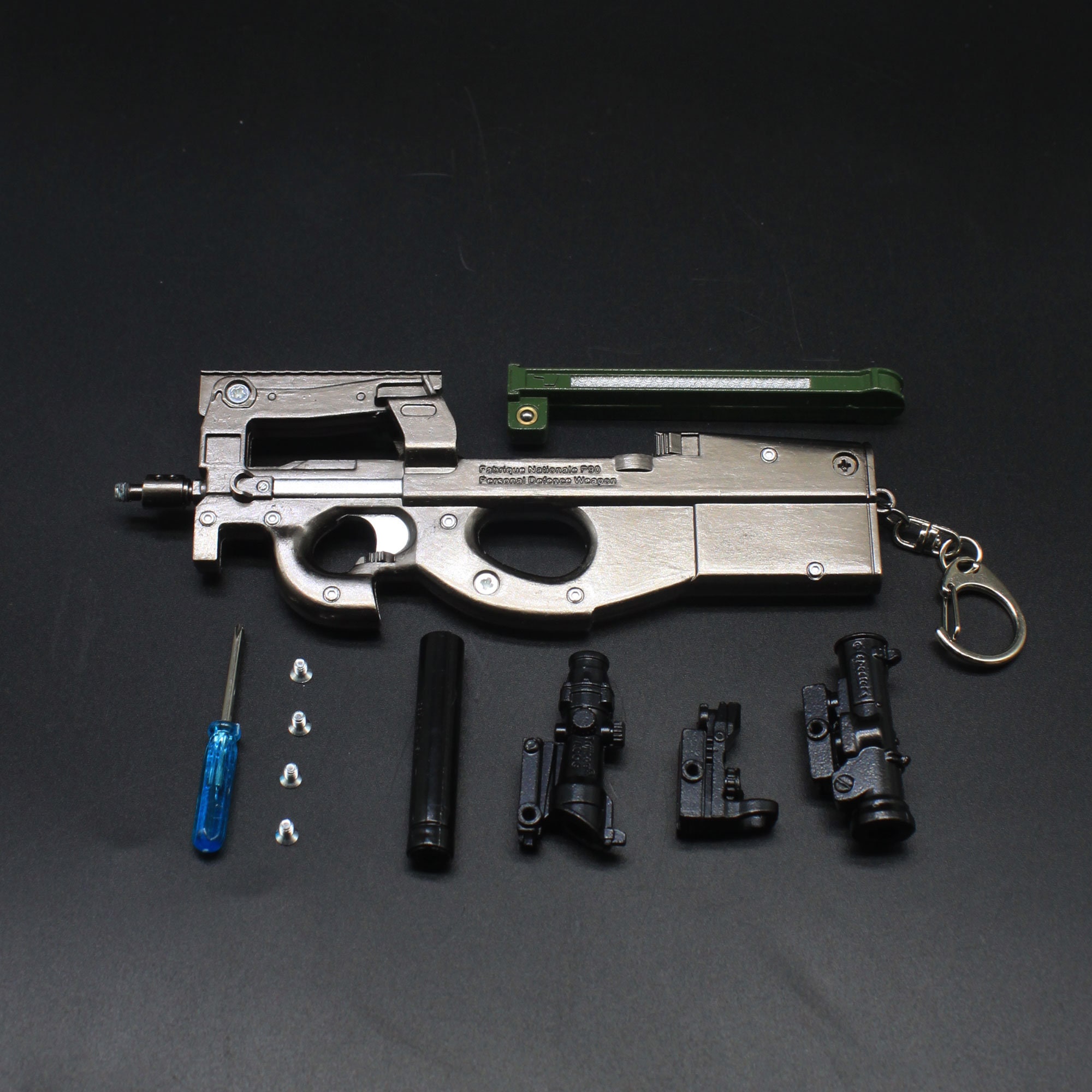 14cm/5.5 Metal P90 Submachine Gun Miniature Small P90 - Etsy UK