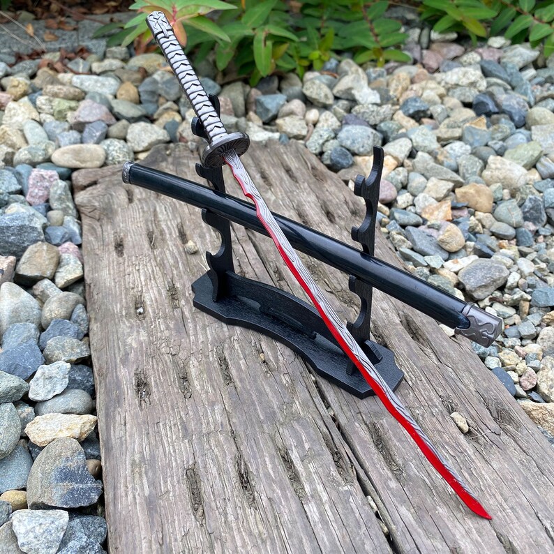 26cm/10.2 Rivers of Blood Small Katana Tiny Sword Okina - Etsy