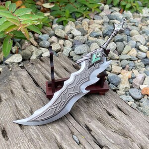 22cm/7.8 Tryndamere Greatsword Miniature Metal Small the Barbarian King ...