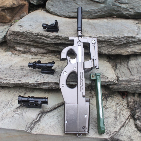 14cm/5.5 Metal P90 Submachine Gun Miniature Small P90 - Etsy UK