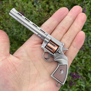 Colt 357 Miniature Small Colt Revolver Pistol Metal Replica Game Room ...