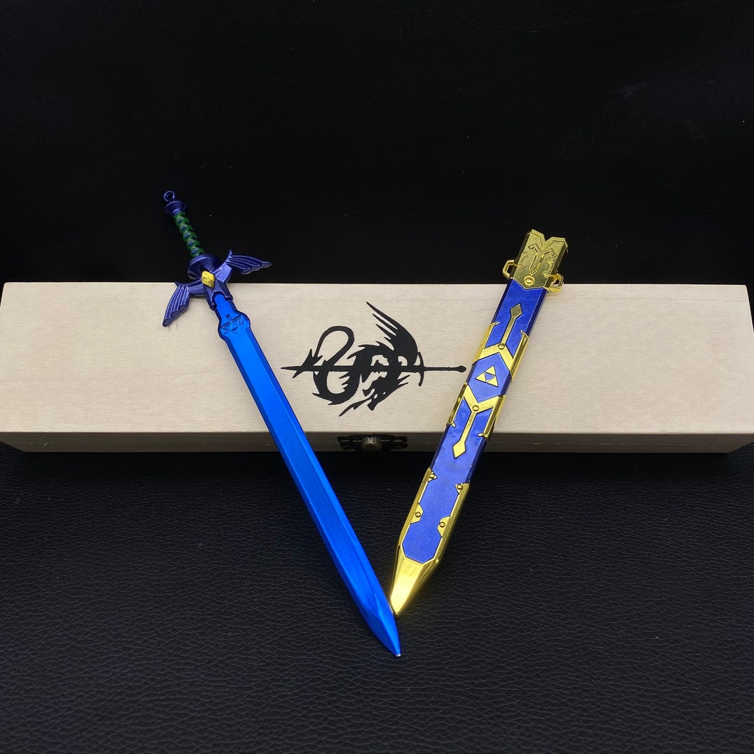 Blue Blade Master Sword Link Iconic Weapon Miniature Metal - Etsy