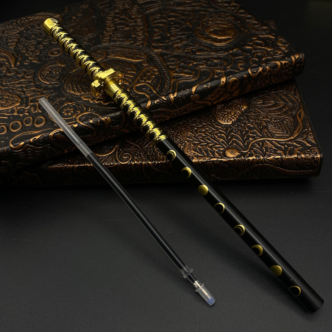 Cool Mikazuki Katana Alloy Sword Pen Small Katana Pen Mikazuki - Etsy
