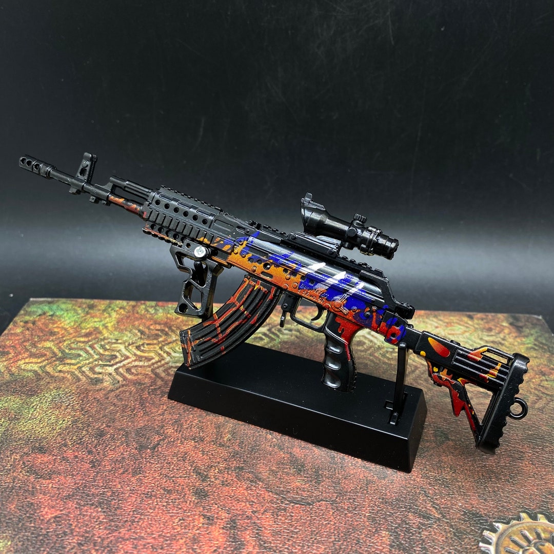 17cm/6.7 Metal Beryl M762 Miniature Assault Rifle Small Gun Model Alloy ...